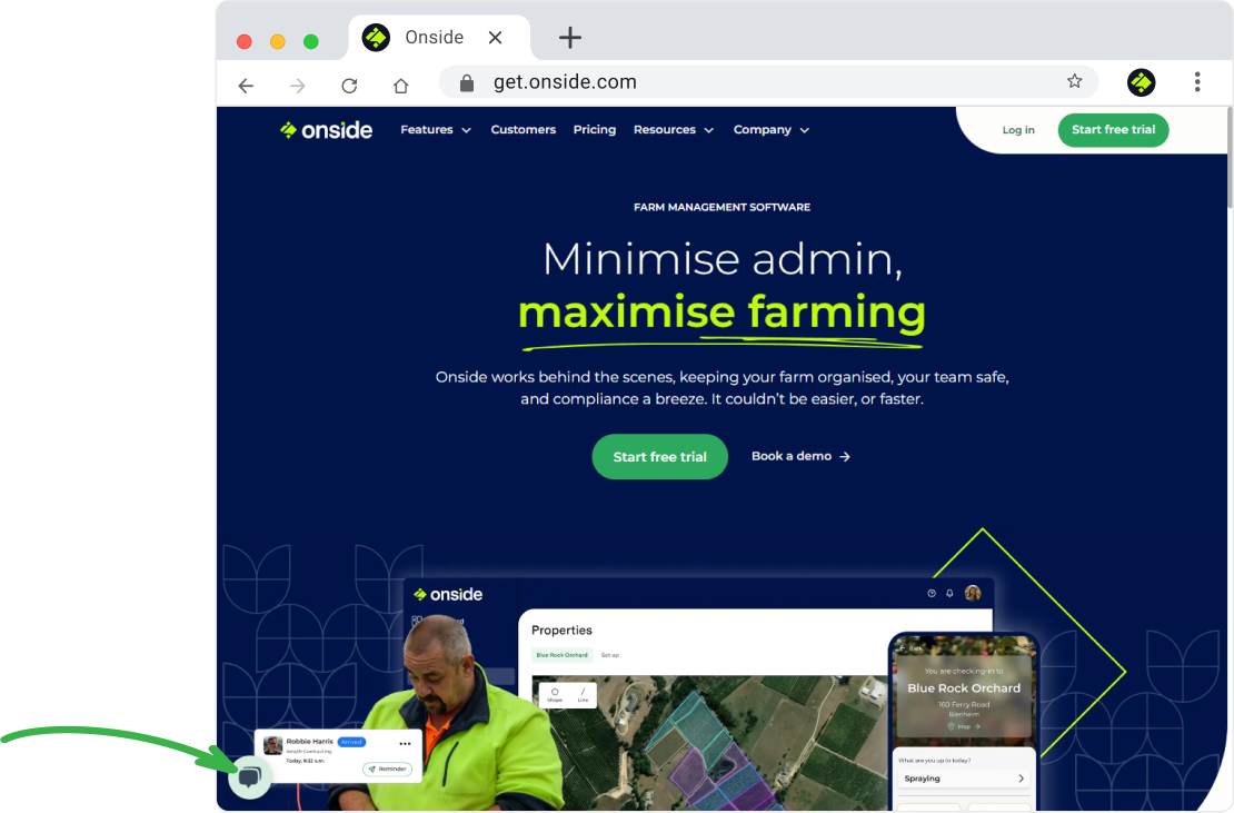 How do I contact Onside?
