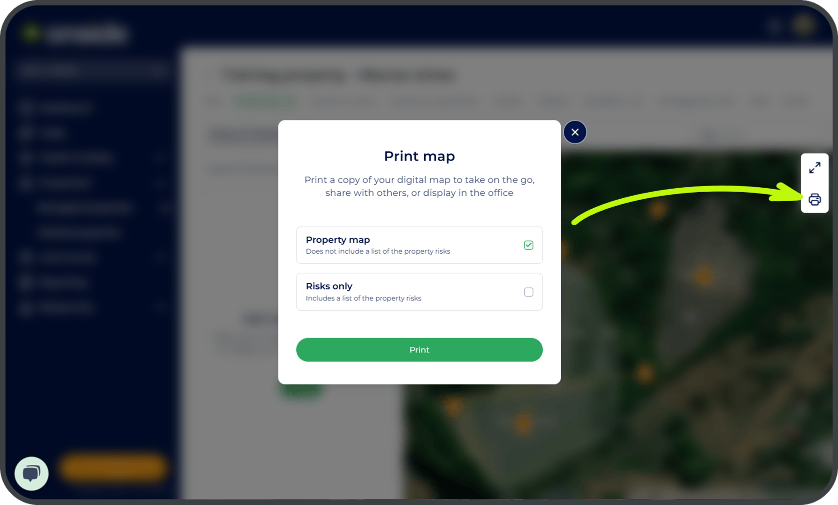 How do I add to my property map in Onside?