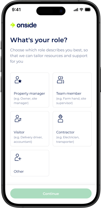 How do I register with Onside?