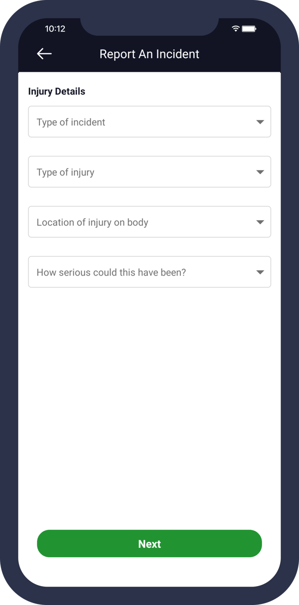 How do I report an incident in Onside?
