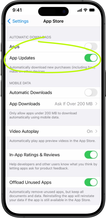 How do I update the Onside App?